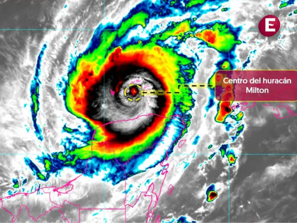 Huracán 'Milton' acecha a Yucatán como categoría 4; ésta es su ...